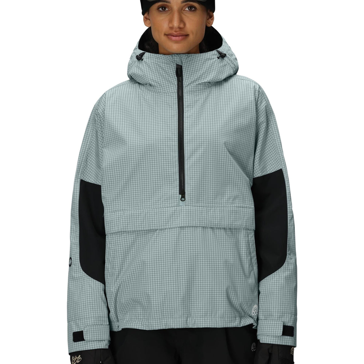 686 Women's Outline Shell Anorak Snow Jacket Dusty Marine Grd 2026 ...