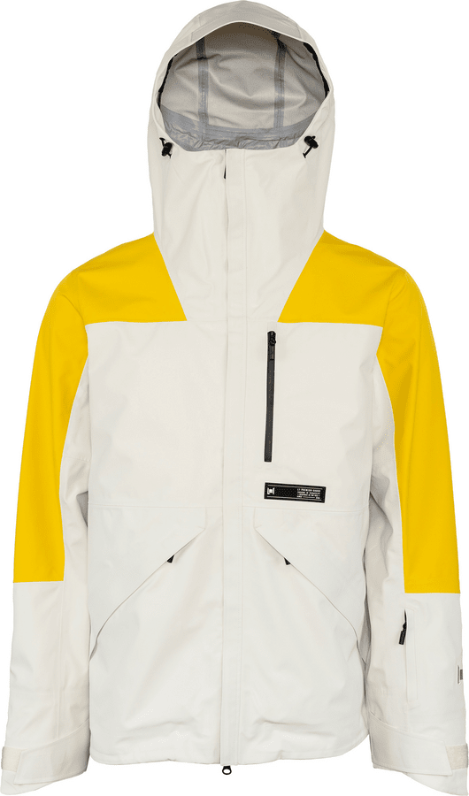 L1 Filmore Snowboard Jacket Cream/Hot Yellow 2025 – Freeride Boardshop