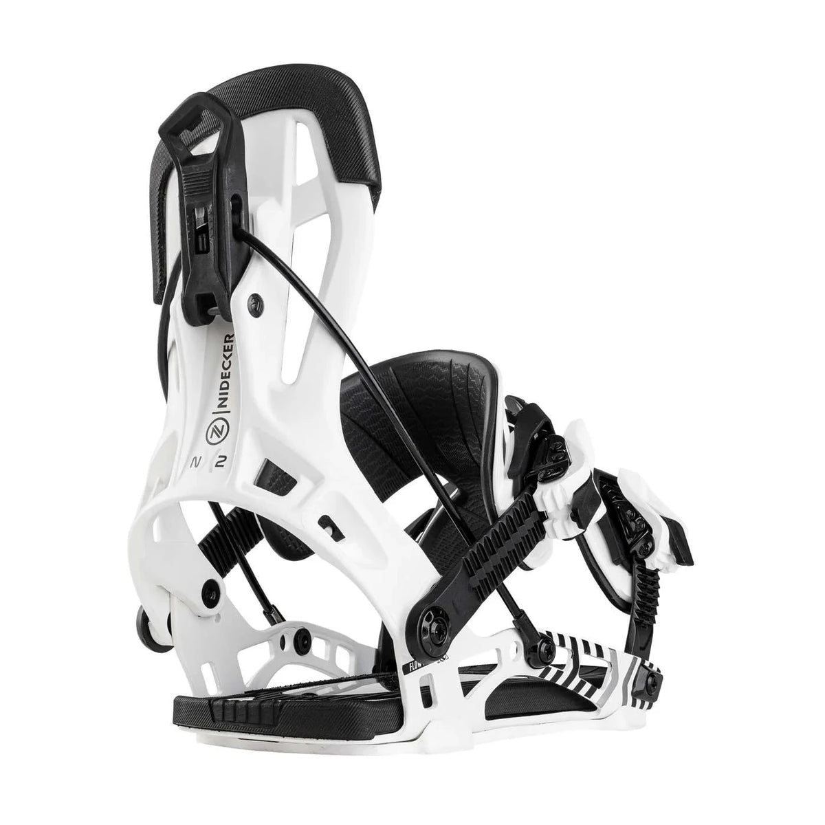 NIDECKER Flow NX2 Snowboard Bindings White 2026 – Freeride Boardshop