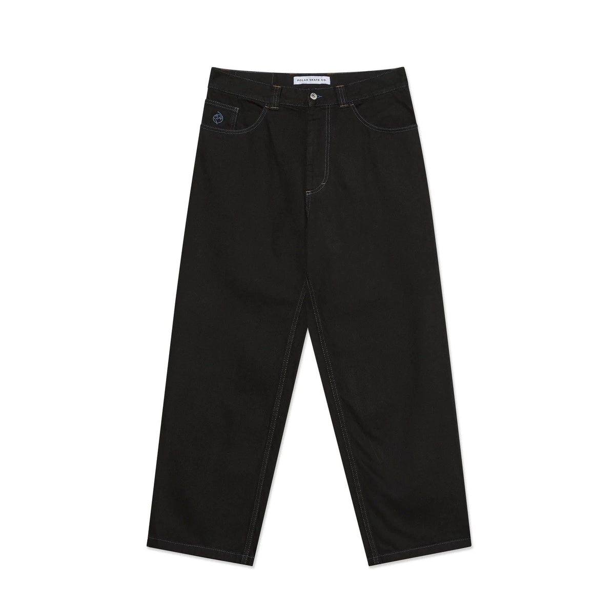 POLAR Big Boy Pants Black/Blue Stitching – Freeride Boardshop