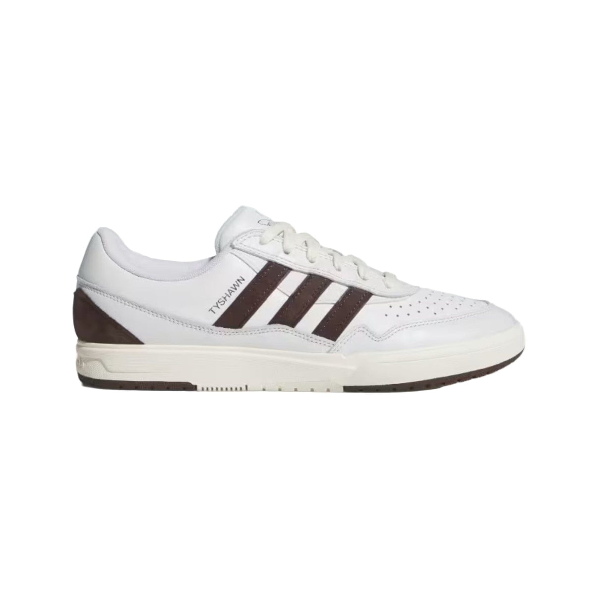 ADIDAS Tyshawn II X Zach Shoes Crystal White/Shadow Brown/Off White ...