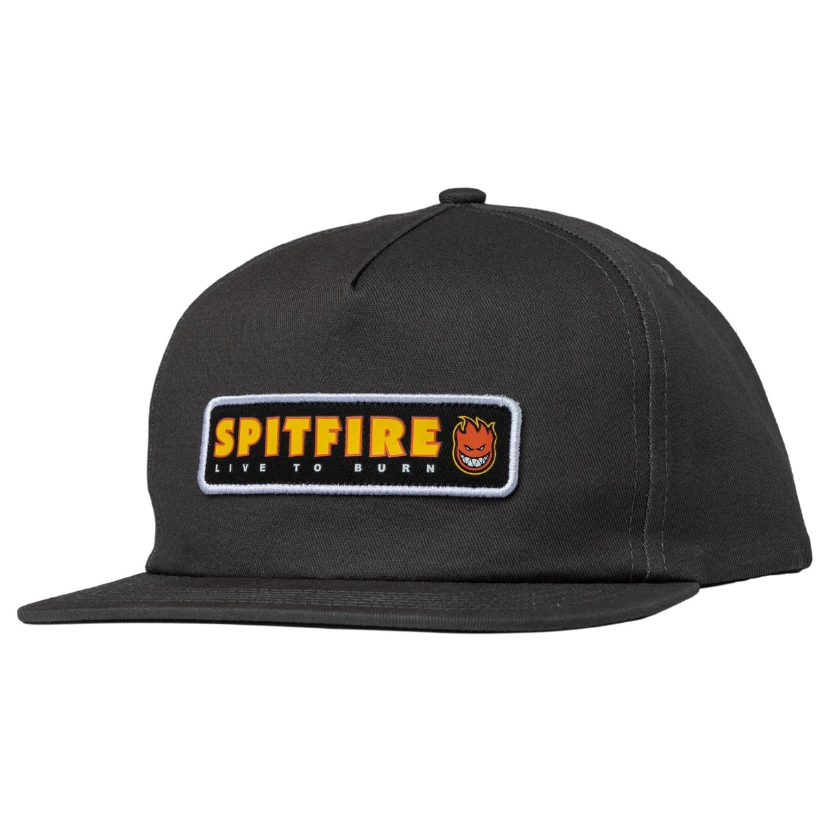 SPITFIRE LTB Patch Snapback Hat Black/Charcoal - Freeride Boardshop