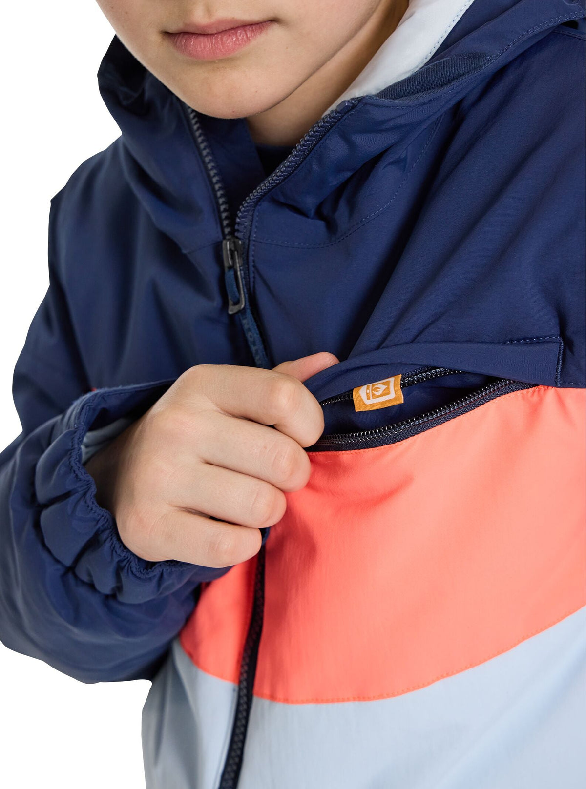 BURTON Boys Ropedrop Snowboard Jacket Dress Blue/Ballad Blue/Tetra Ora ...